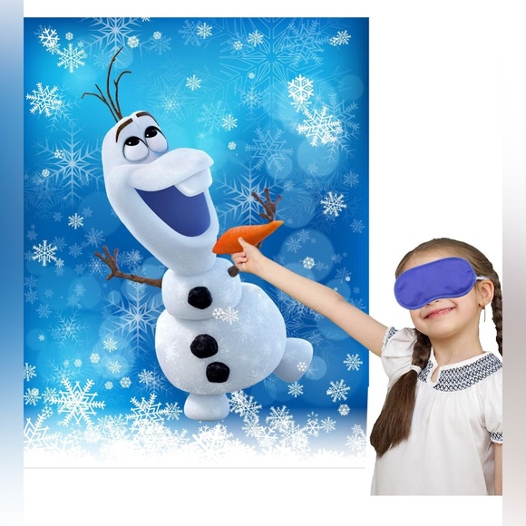 Frozen Olaf pin the NOSE GAME | Party Supplies | Froze Christmas Party ...